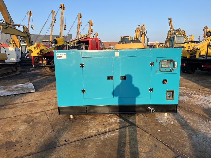 ricardo 100kva (80kw) silent generator 3 phase 50hz 400v new unused ...