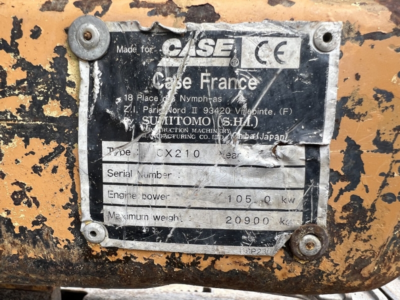 case cx210 | Hogeboom Machinery | Hogeboom Machinery