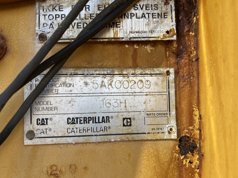 caterpillar 163H | Hogeboom Machinery | Hogeboom Machinery