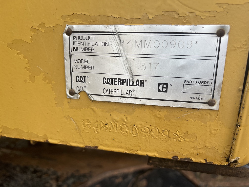 caterpillar 317 | Hogeboom Machinery | Hogeboom Machinery