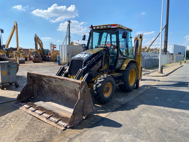 caterpillar 428 d new tyres backhoe loader | Hogeboom Machinery ...