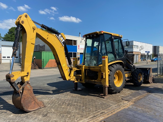 caterpillar 428 d new tyres backhoe loader | Hogeboom Machinery ...