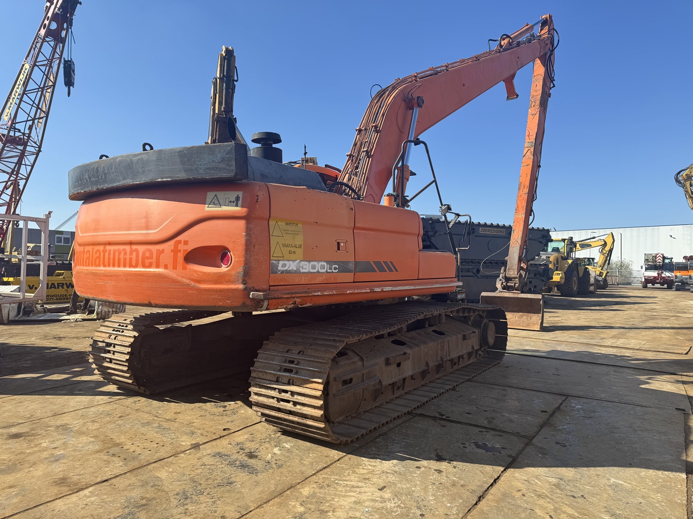doosan dx300lc long reach 19m | Hogeboom Machinery | Hogeboom Machinery